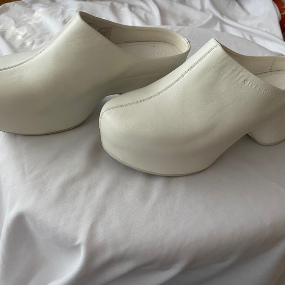Givenchy | Shoes | Givenchy G Clogs Ivory Womens 4 | Poshmark